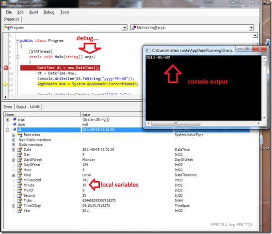 Developer's Cookbook: Sharp Snippet Compiler: there’s a new interactive ... Developer's Cookbook: Sharp Snippet Compiler: there’s a new interactive ...